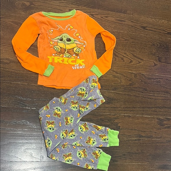 Star Wars | Pajamas | Star Wars Orange And Gray Kids Pajamas Set | Poshmark